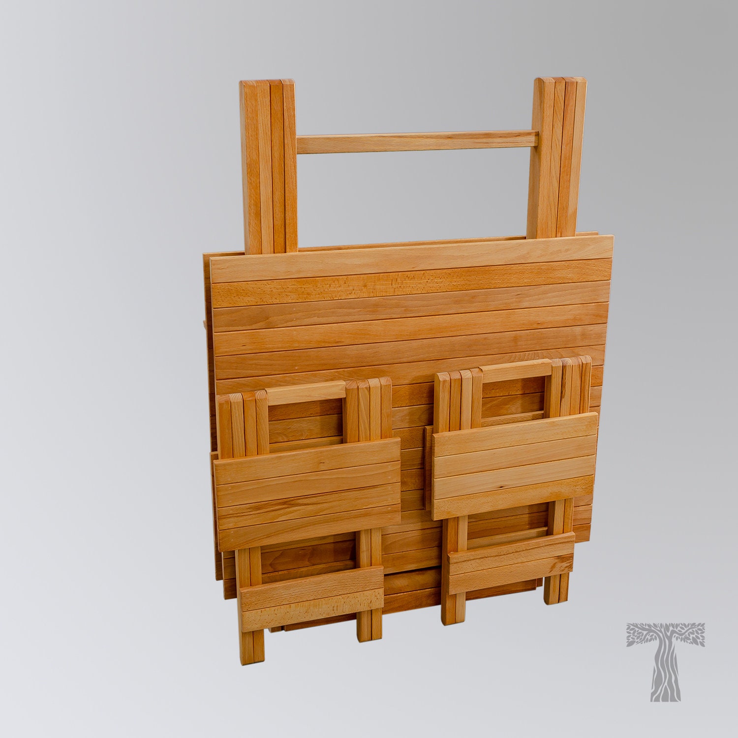 Folding Table L Wooden Folding Picnic Table / Car - Etsy