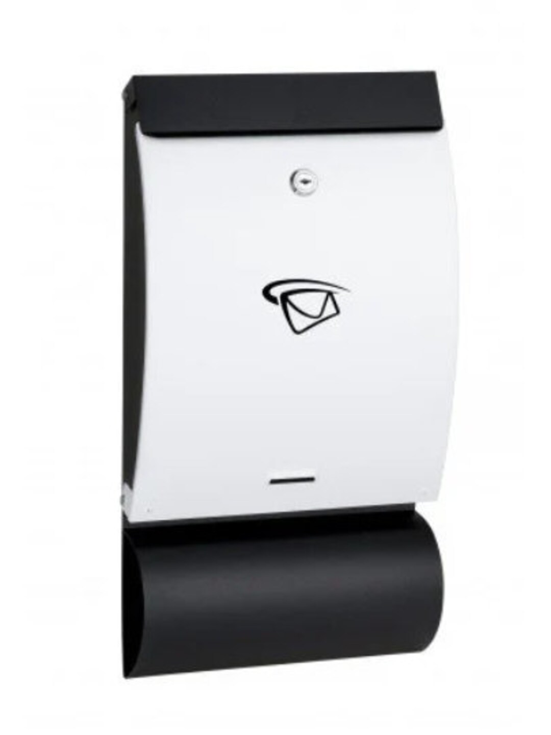 Vintage-inspired Newspaper Mailbox, Rustic Wall-mounted Postal Box ...