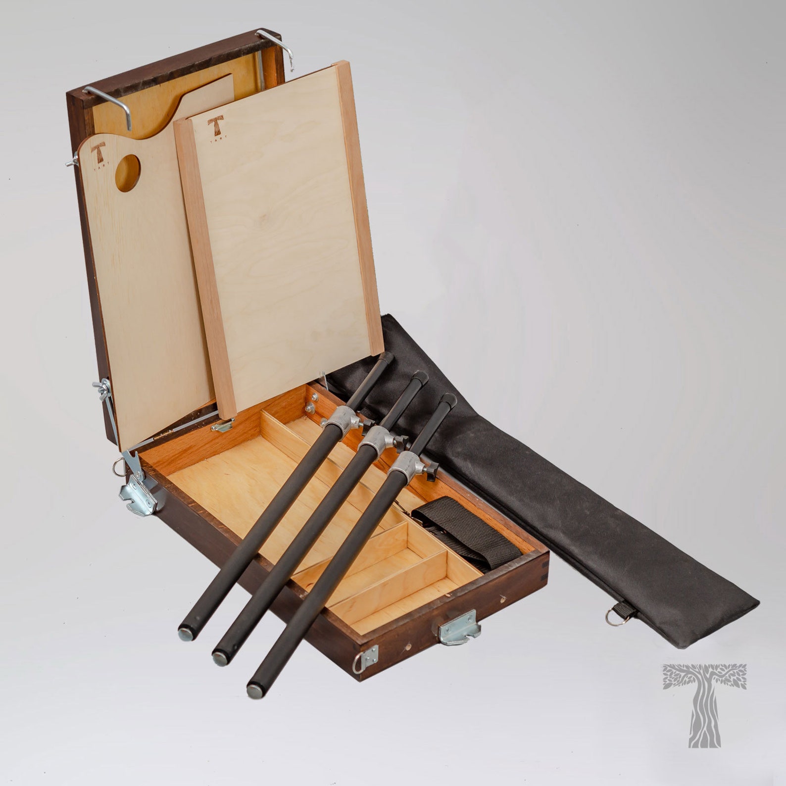 Pochade Boxfrench Wooden Easel for Painting in Nature - Etsy