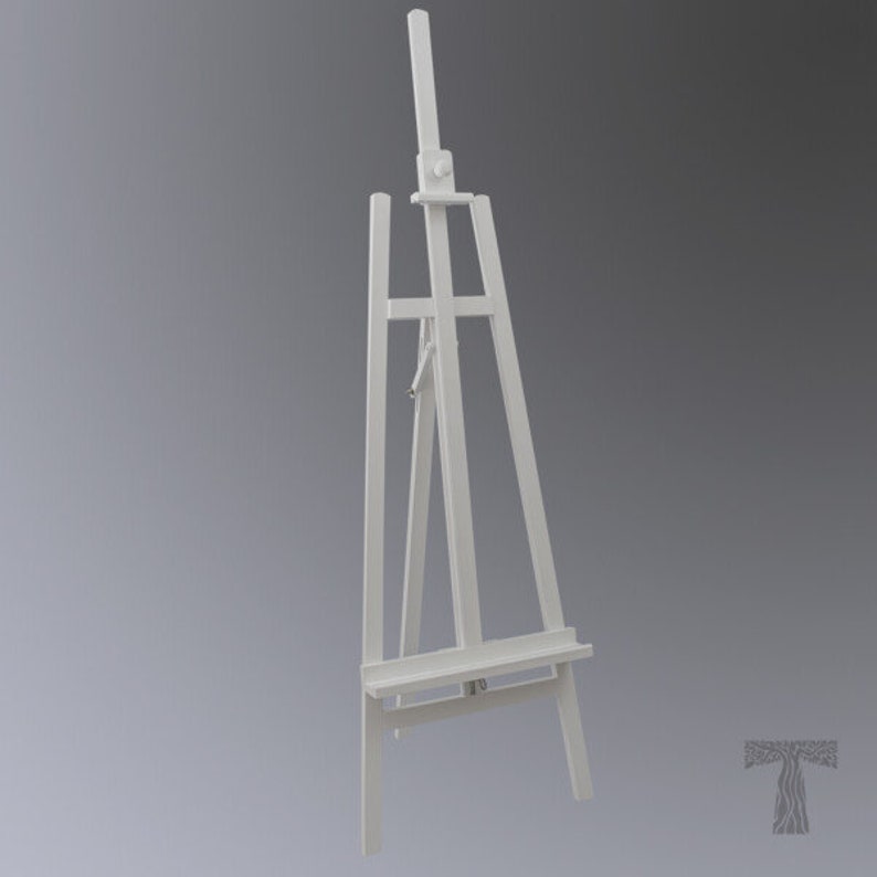 Art Easel ТМ-17 White, Wooden Floor Easel,art Easel Stand, Wedding Sign Stand, Molbert - Etsy