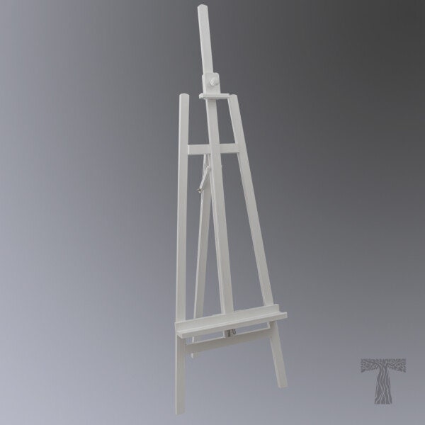 Art Easel ТМ-17 White, Wooden Floor Easel,art Easel Stand, Wedding Sign Stand, Molbert - Etsy