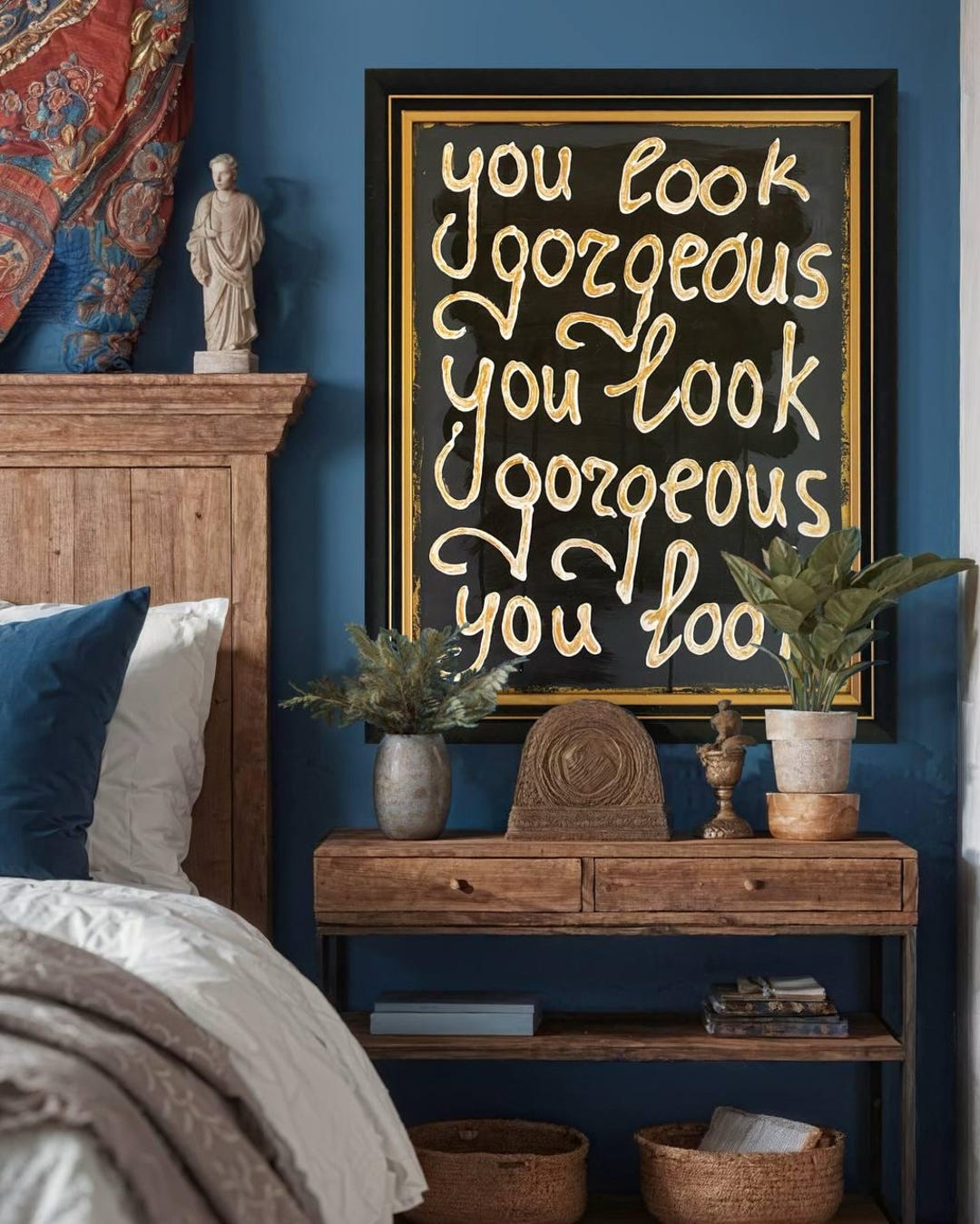 You Look Gorgeous 2 — Modern Inspirational Wall Art - Etsy