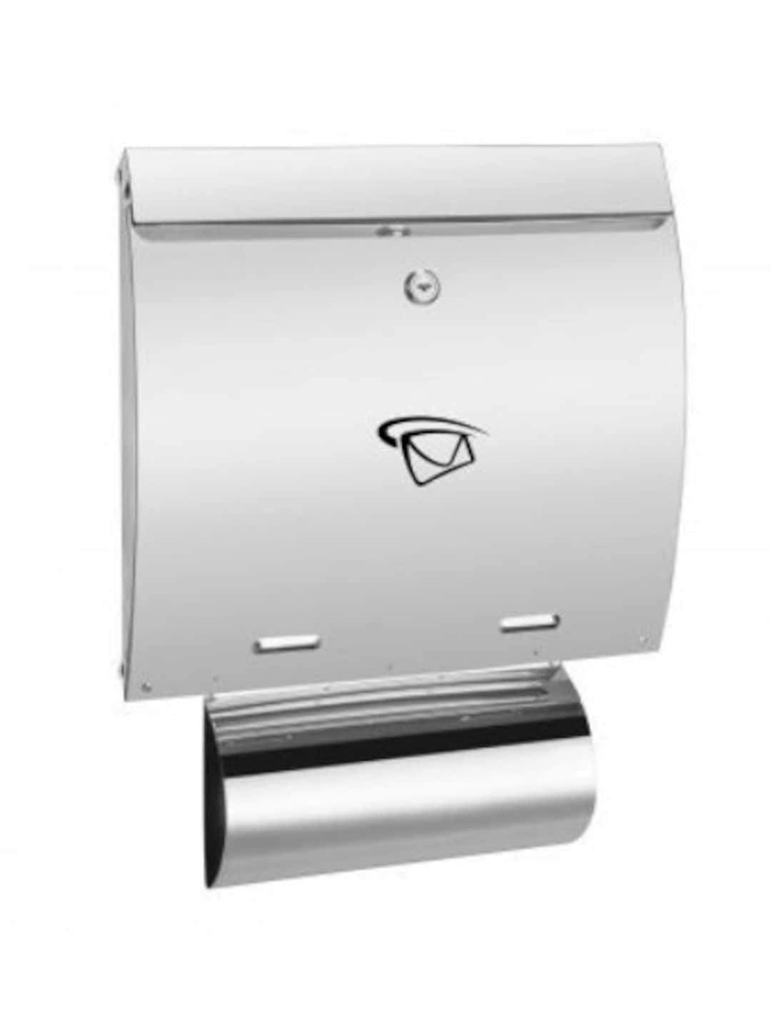 Customizable Newspaper Mailbox, Elegant Outdoor Letter Catcher ...