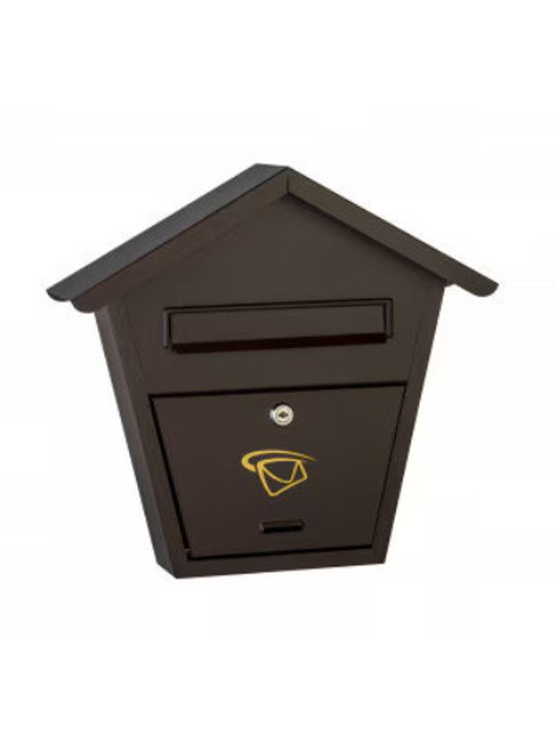 Custom Modern Mailbox Locking, Wall-mounted Large Metal Post Box With ...