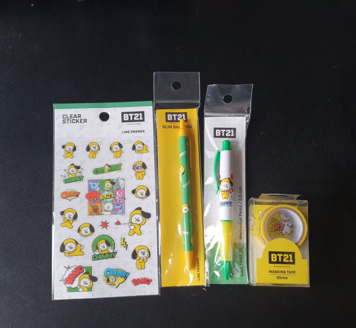 BTS Stationery Set BT21 Products Limited - Etsy