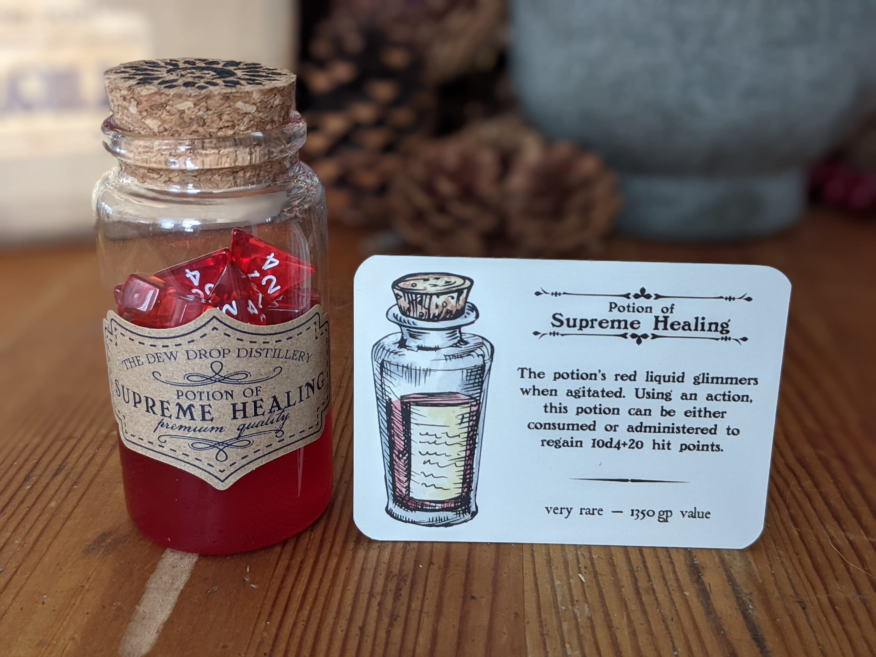 D&D Potion of Healing Complete Set - Etsy