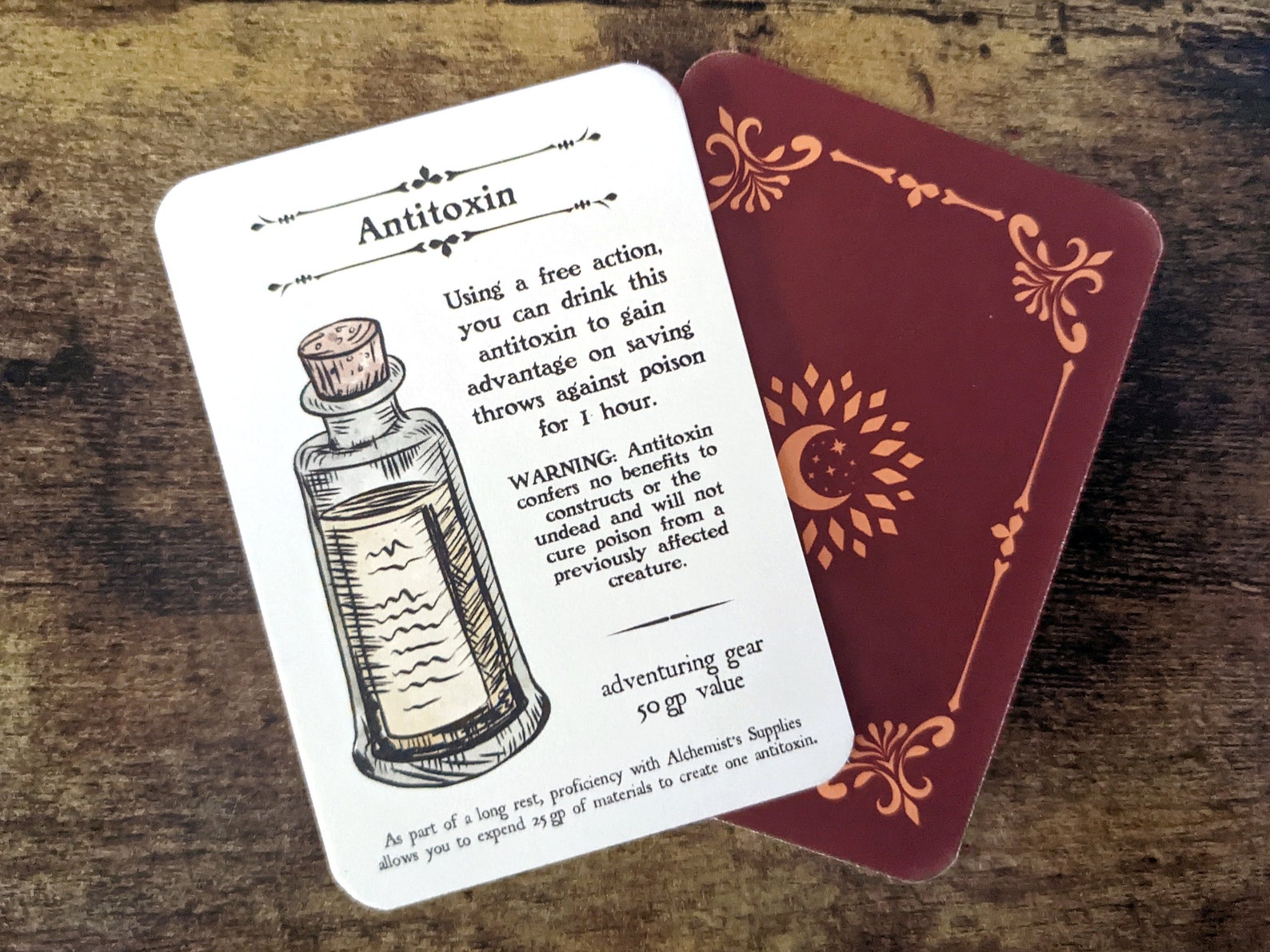 Adventuring Gear: D&D Item Card Packs - Etsy
