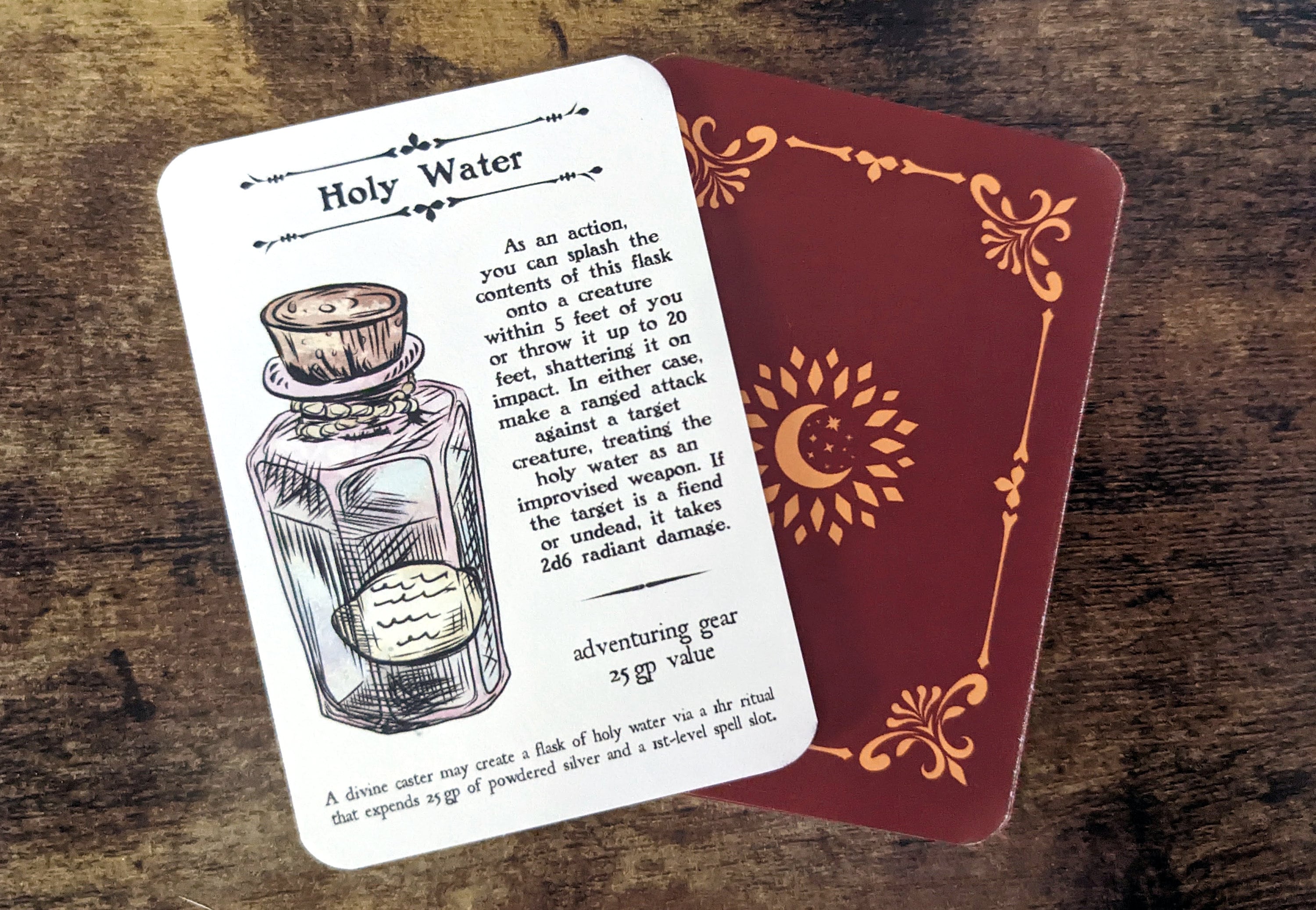 Adventuring Gear: D&D Item Card Packs - Etsy