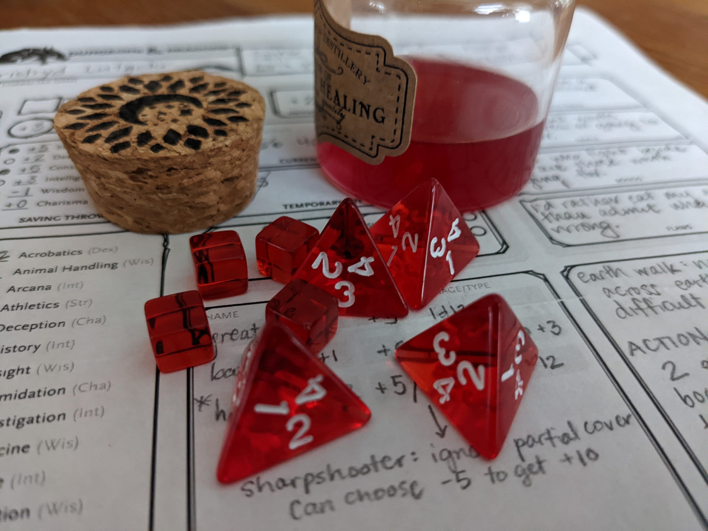 D&D Potion of Healing All Rarities - Etsy