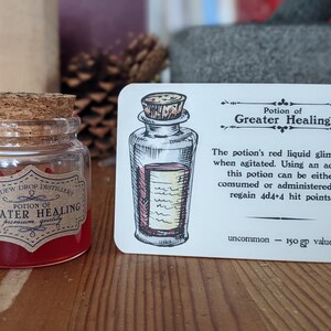 D&D Potion of Healing, Complete Set - Etsy