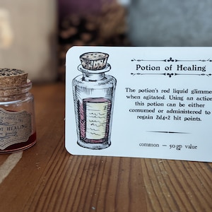 D&D Potion of Healing, Complete Set - Etsy