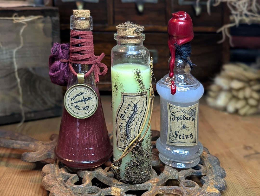 Decorative Poison Bottle Sets (D&D 5e Dungeon Master's Guide Poisons ...