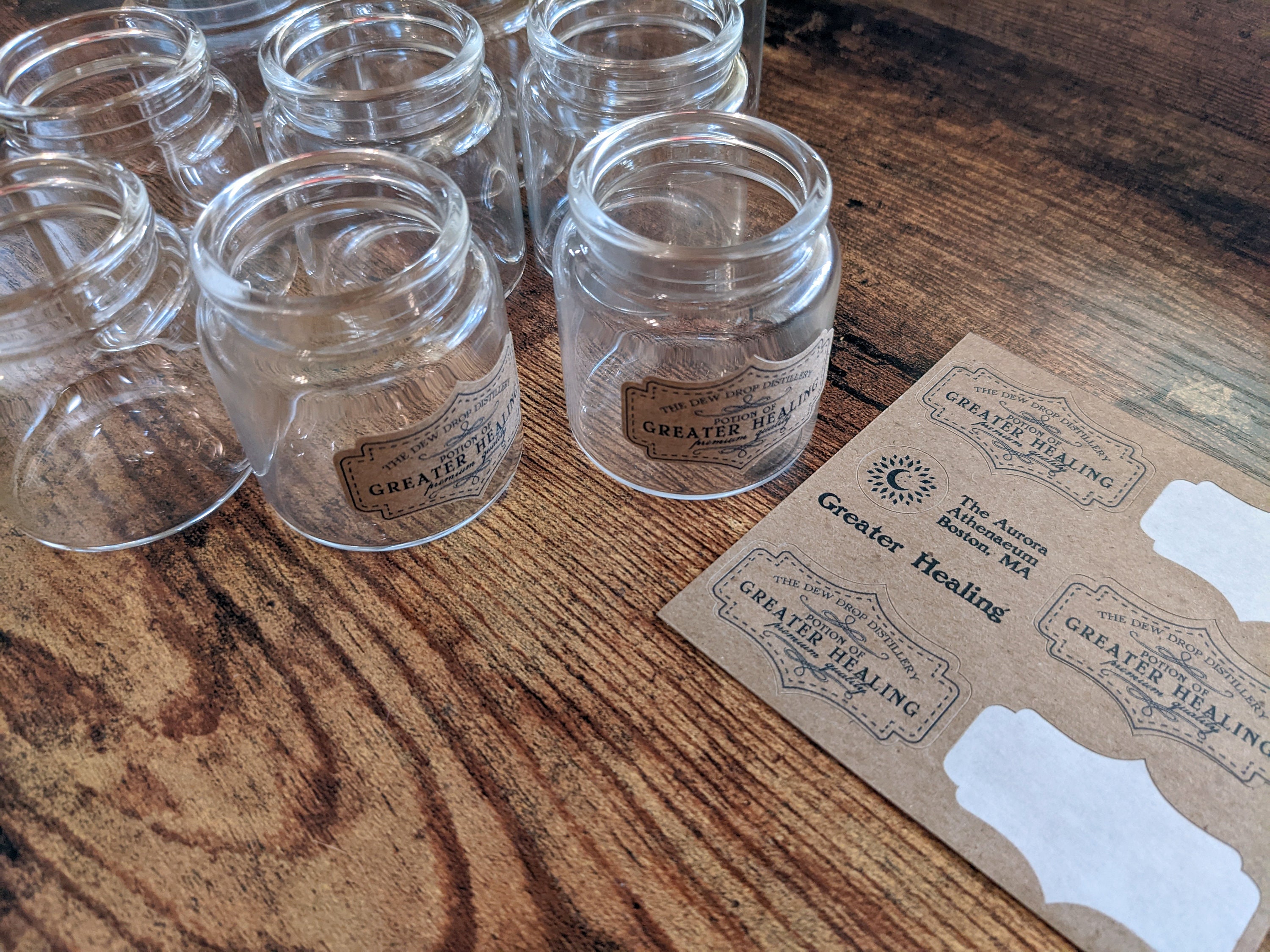 D&D Potion Label Sticker Sets - Etsy