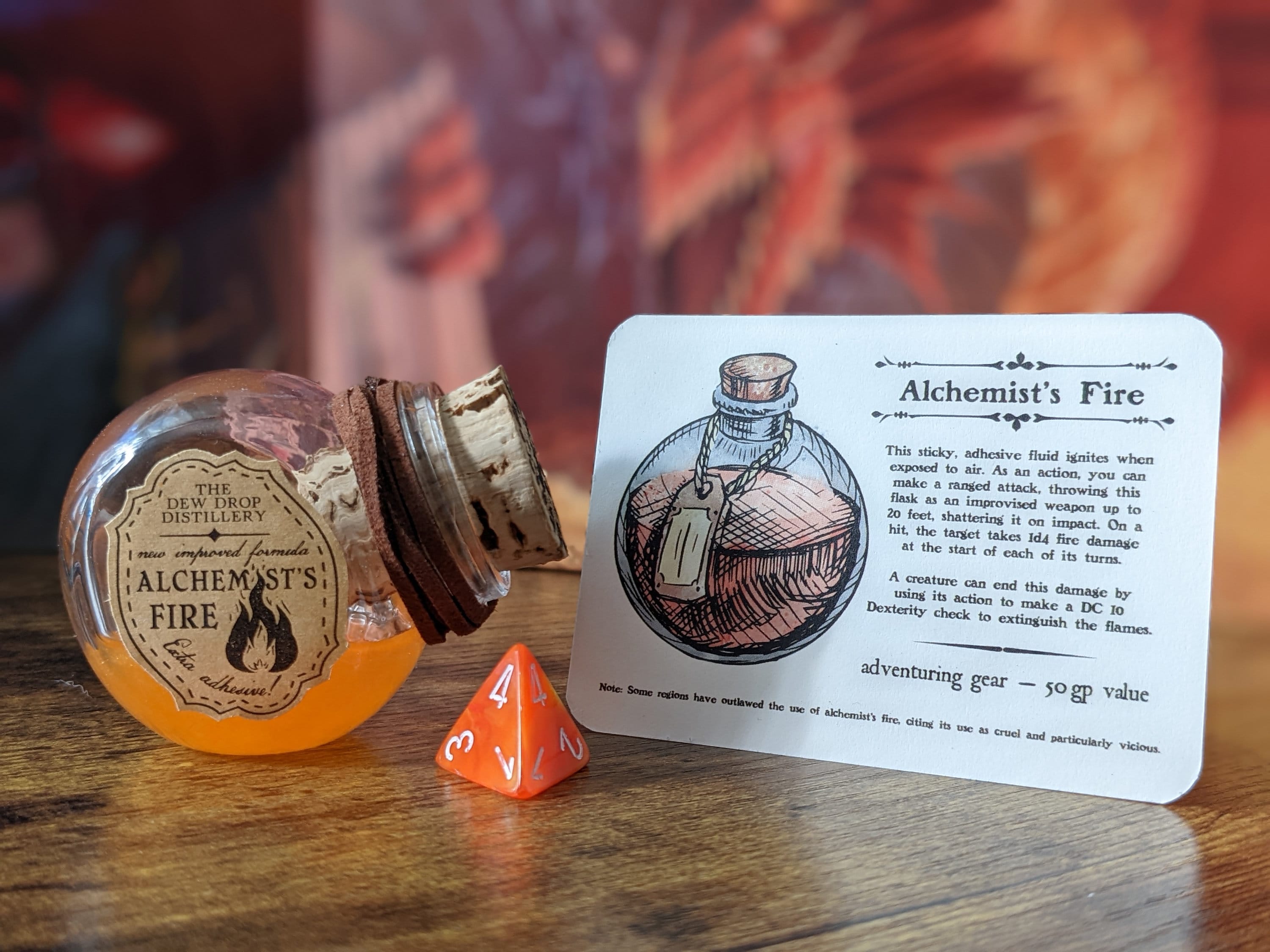 Alchemist's Fire D&D Adventuring Gear - Etsy