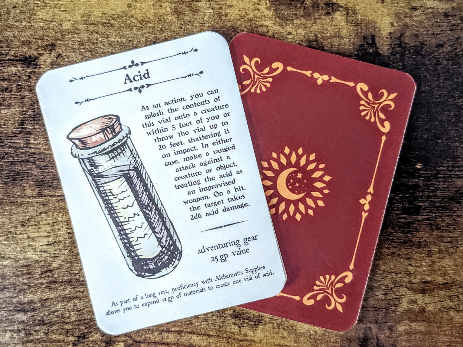 Adventuring Gear: D&D Item Card Packs - Etsy