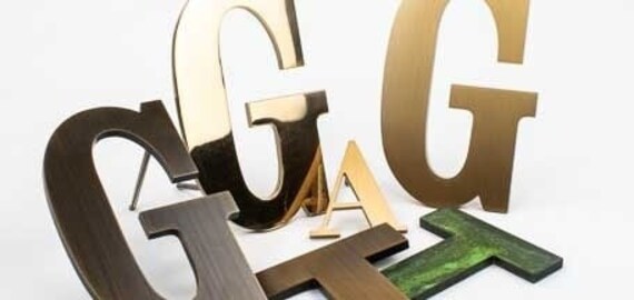 Cast Metal Letters - Etsy