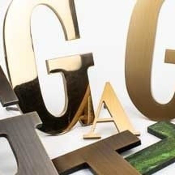 Metal Letters - Etsy