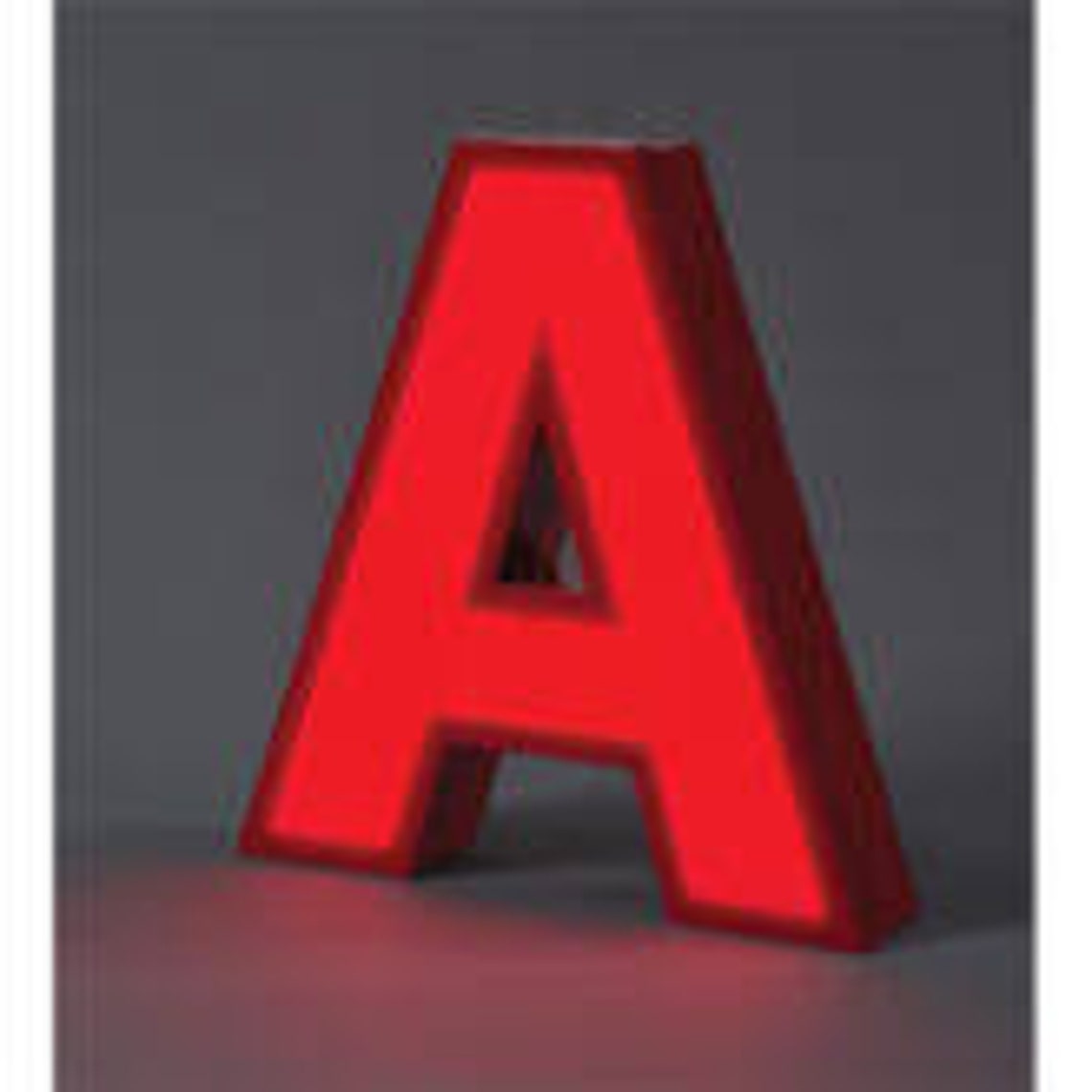 Painted Aluminum Face Lit Letters - Etsy