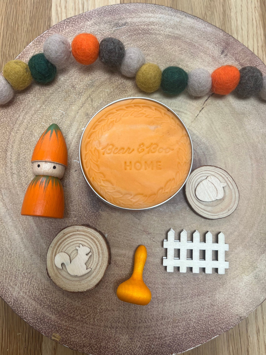 Pumpkin Play Dough Kit Autumn Kit - Etsy