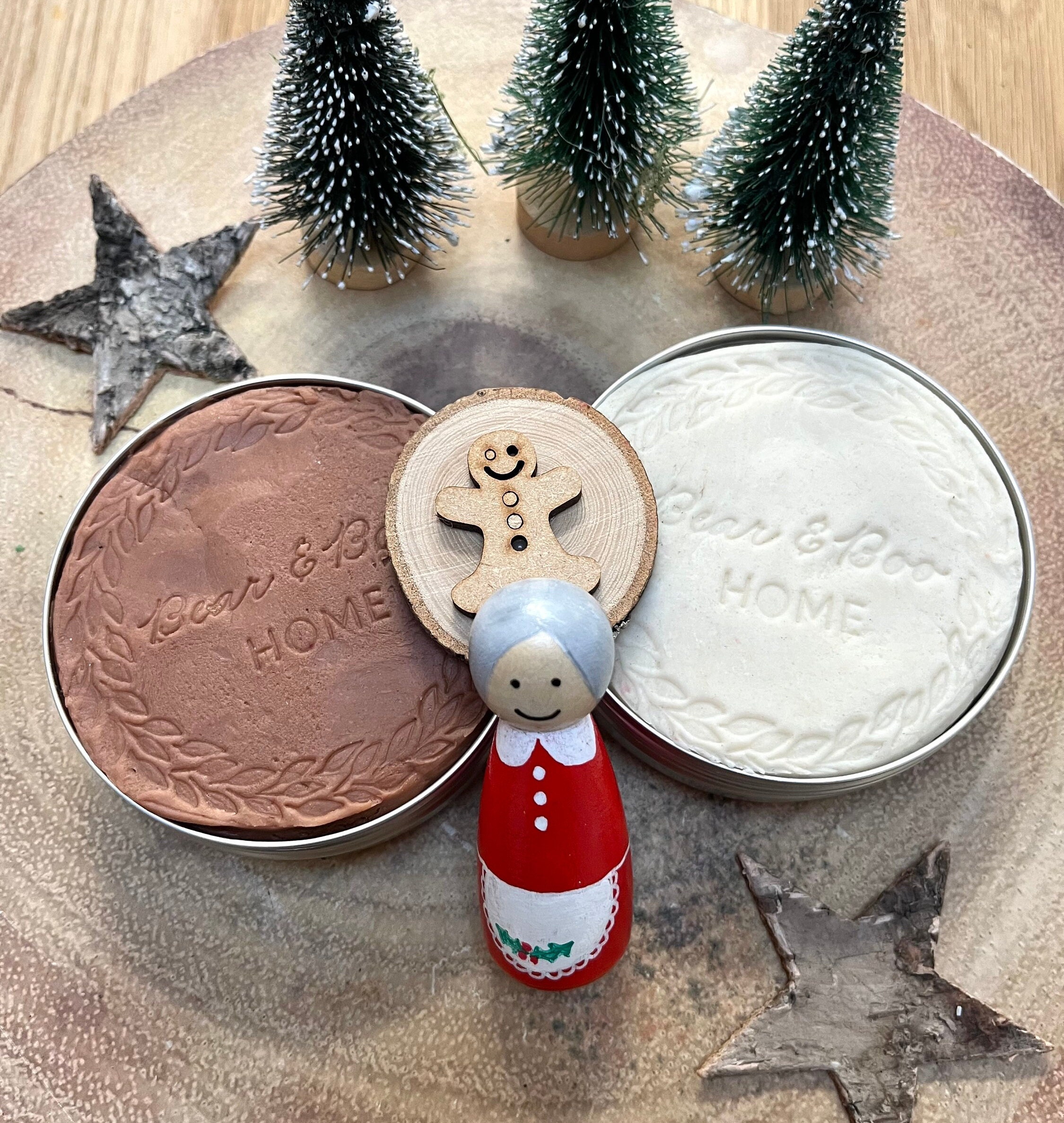 Santa Mrs Claus Christmas Play Dough Kit - Etsy UK