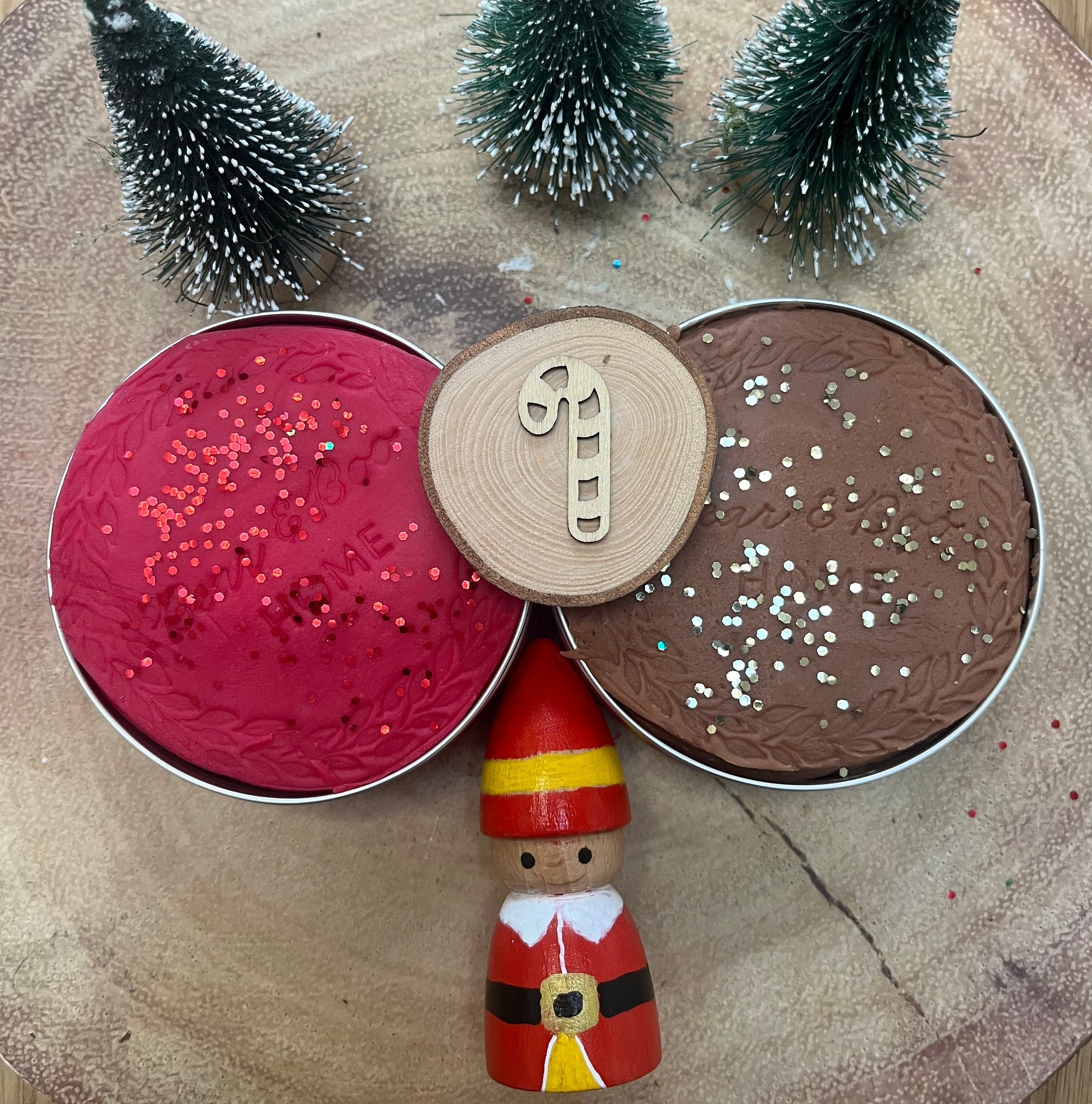 Elf Play Dough Christmas Kit - Etsy