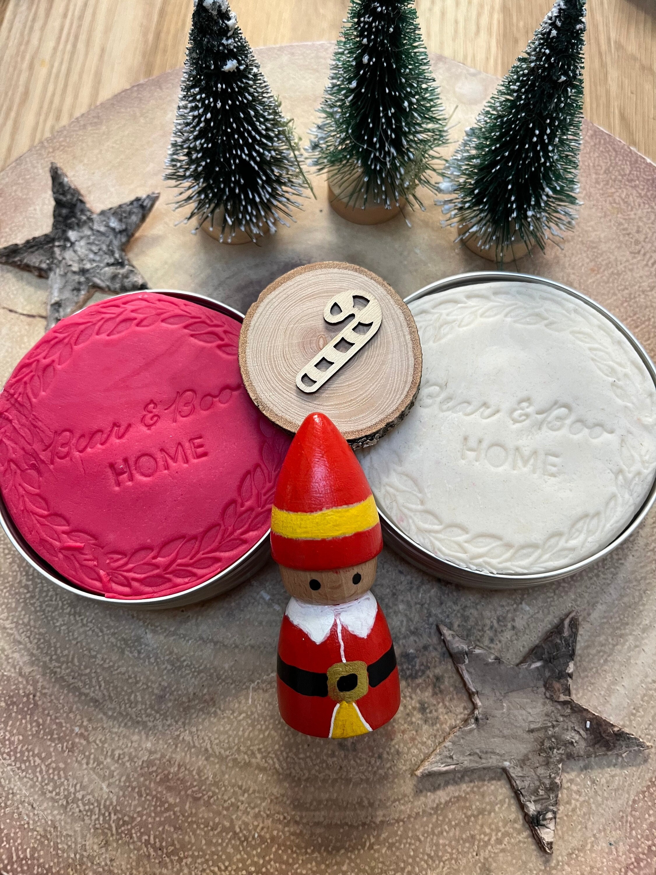 Elf Play Dough Christmas Kit - Etsy