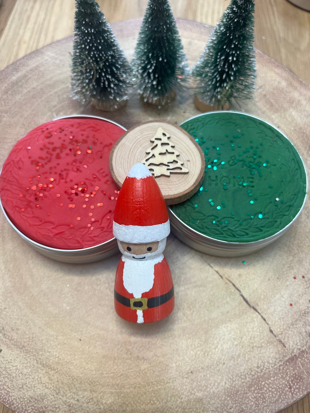 Santa Mrs Claus Christmas Play Dough Kit - Etsy UK