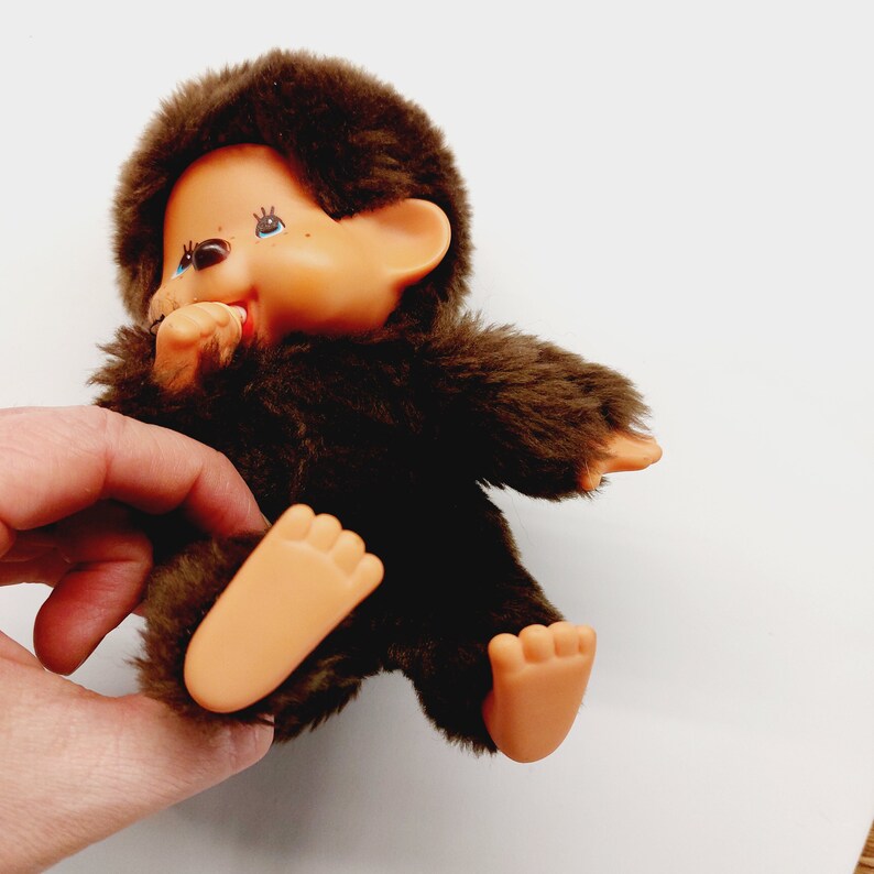 FUTAGONOMONCHHIICHI SEKIGUCHI 1974 Made in Japan Pacifier Monchichi ...