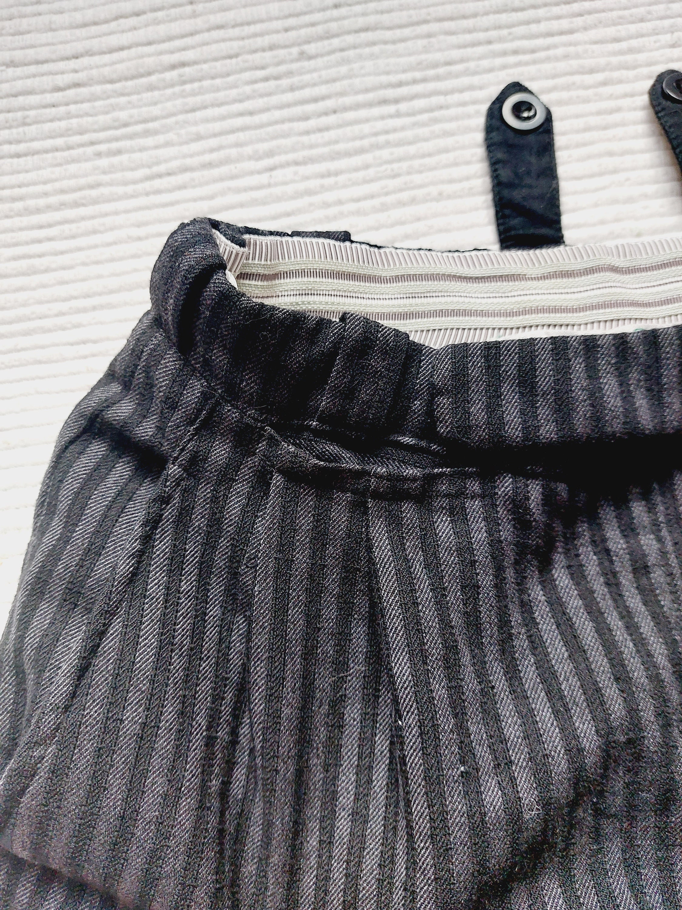 Vintage 1940s Style Pants Men's 1960s Striped Wool Pants Work Wear ...