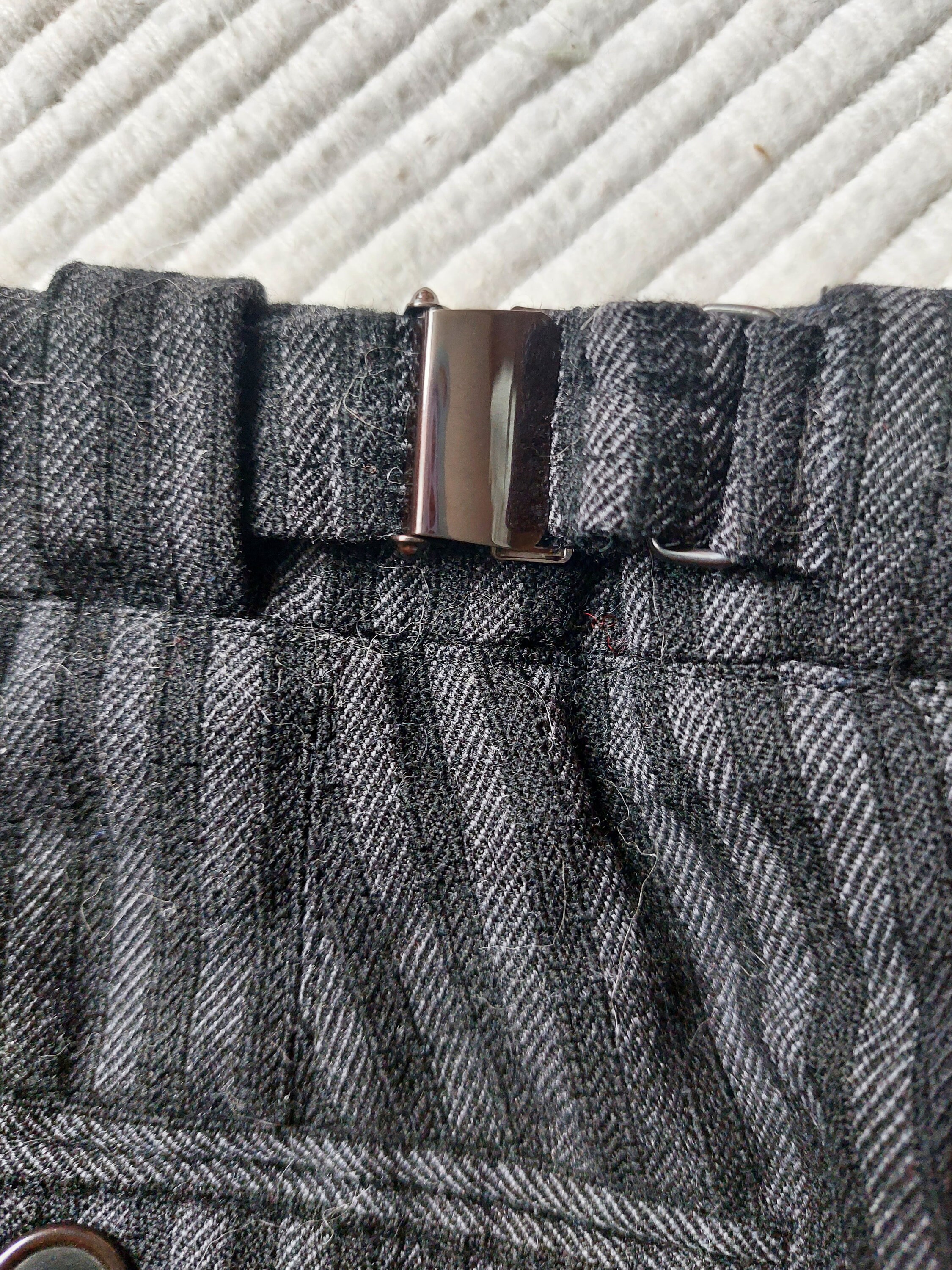 Vintage 1940s Style Pants Men's 1960s Striped Wool Pants Work Wear ...