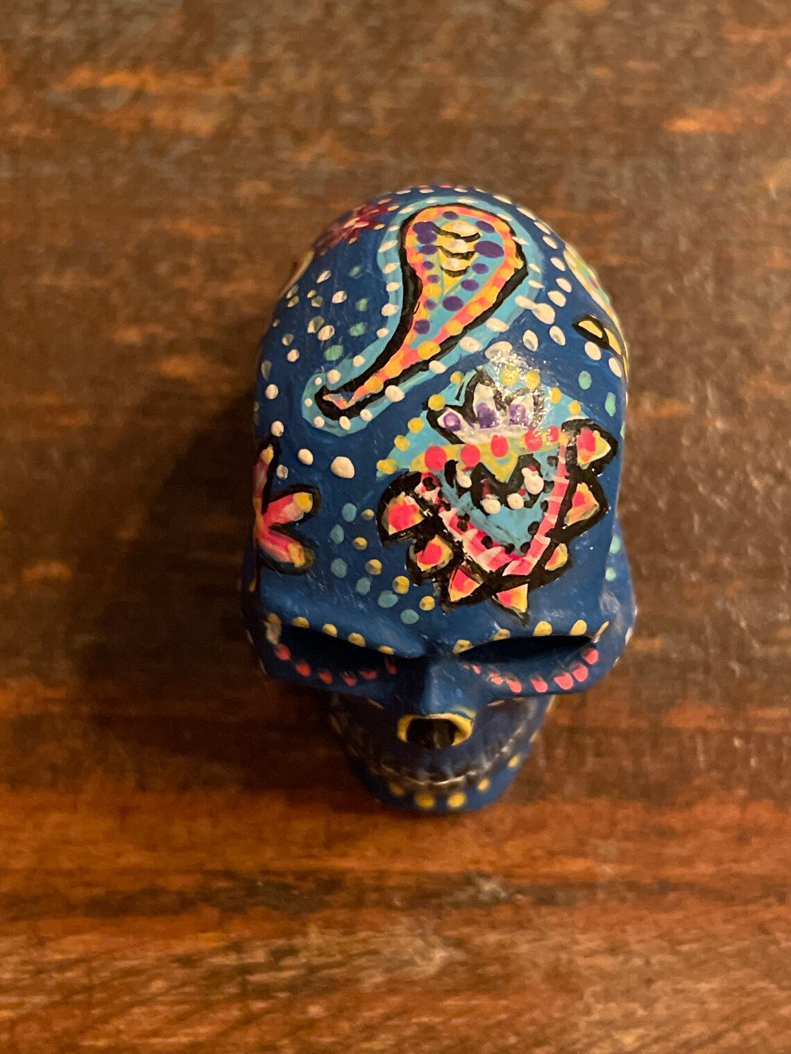 Custom Painted Skull 1st Player Token | Etsy