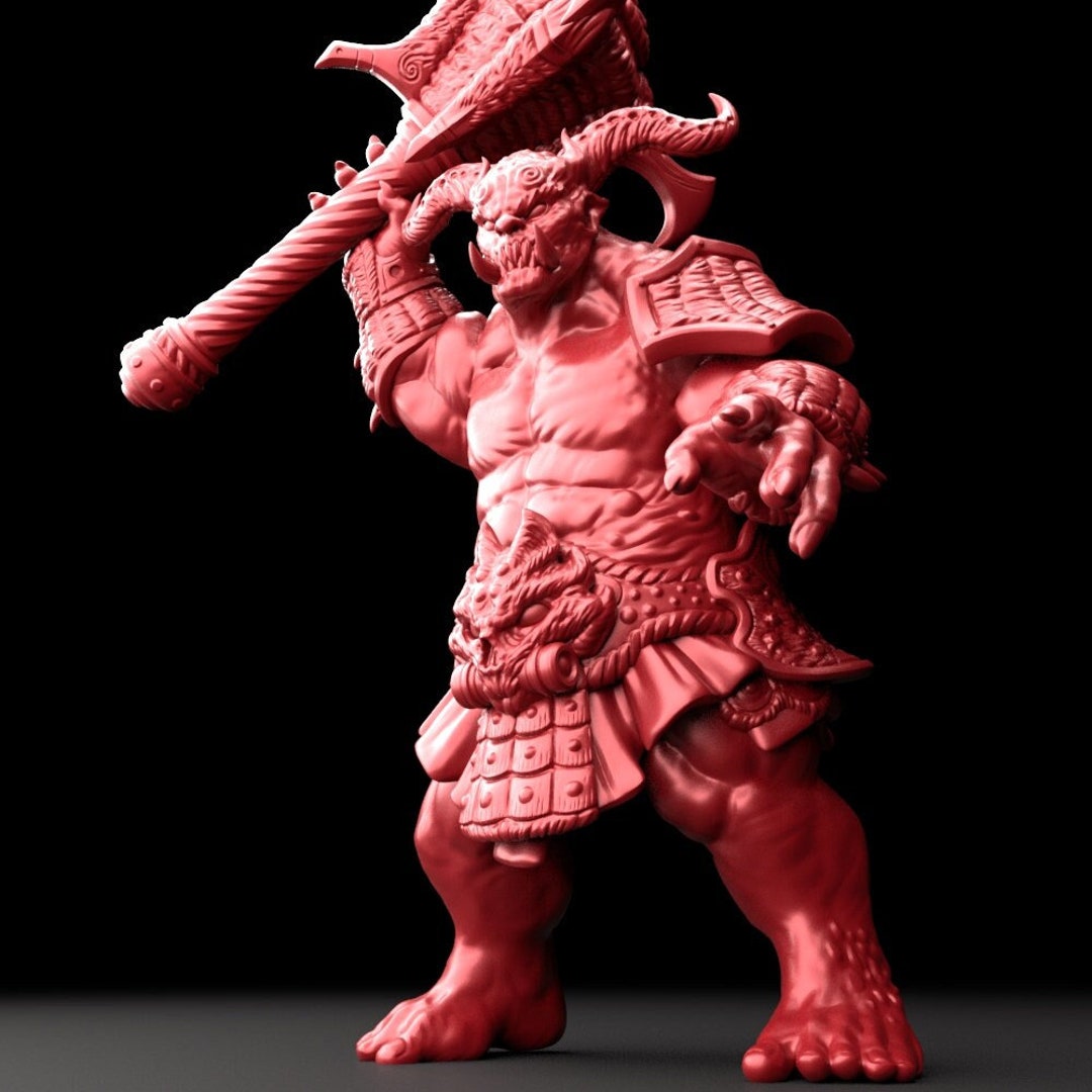 Oni Ogre Figure - Asian Gang - Etsy