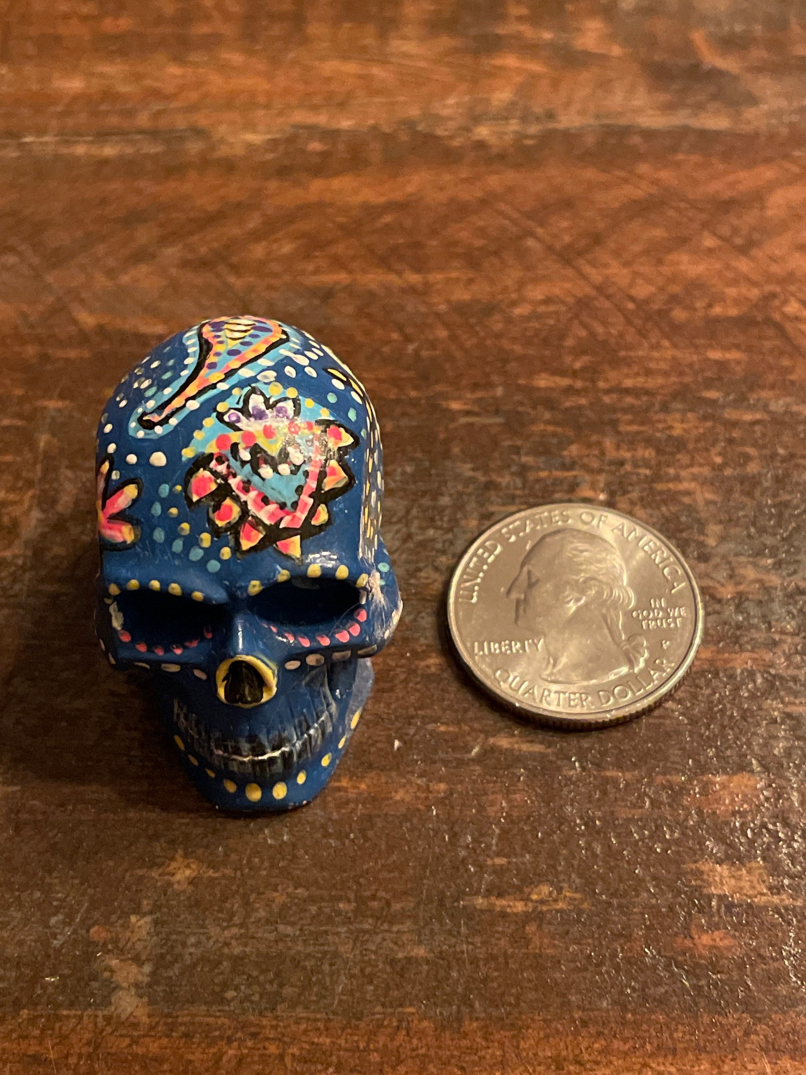 Custom Painted Skull 1st Player Token - Etsy