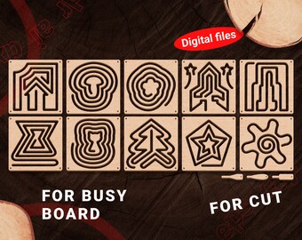 Busy Board Svg | Etsy