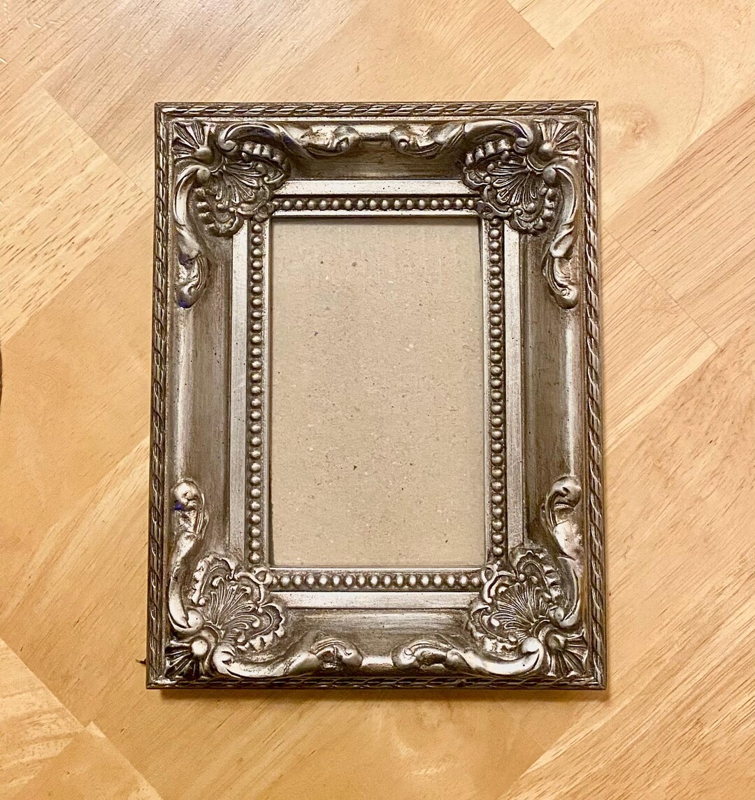 Vintage Ornate Frame French Country, Shabby Chic, Baroque, Painted Wood ...