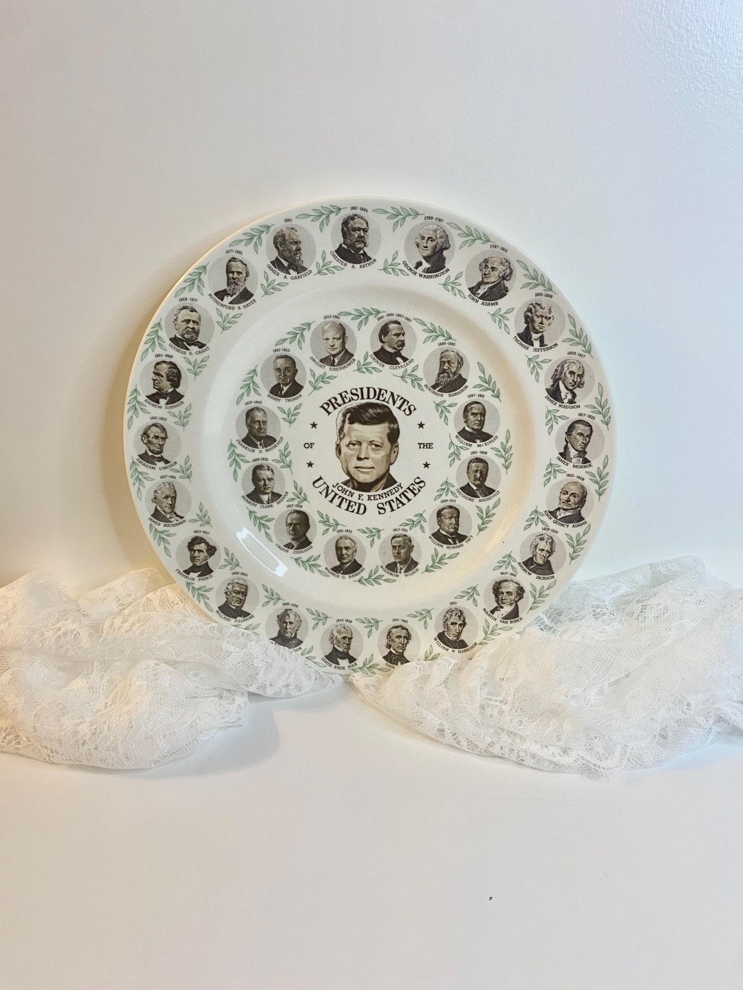Vintage JFK Plate the Presidents of the United States Collector Plate ...