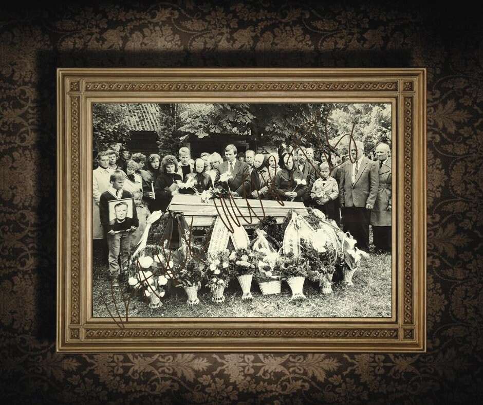 Original Vintage Photography Print | Funeral Ceremony | Old Sepulture ...