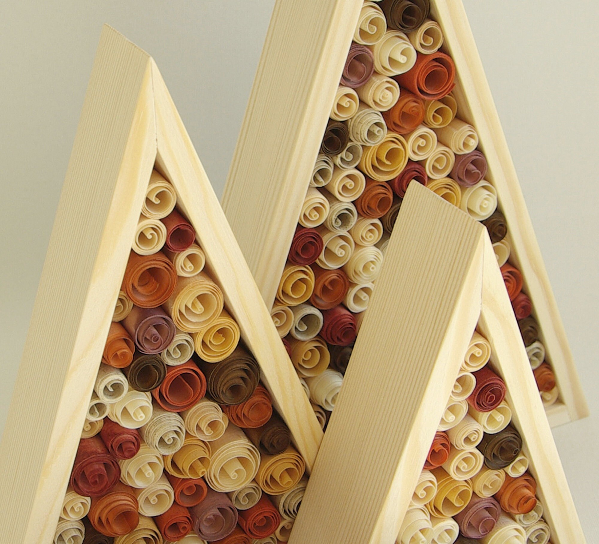 Handmade Wooden Small Tree Sculpture Set of 3 Unique Wooden Figurines ...