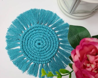 Macrame Coasters Placemats Centerpieces Diffuser Mats - Etsy