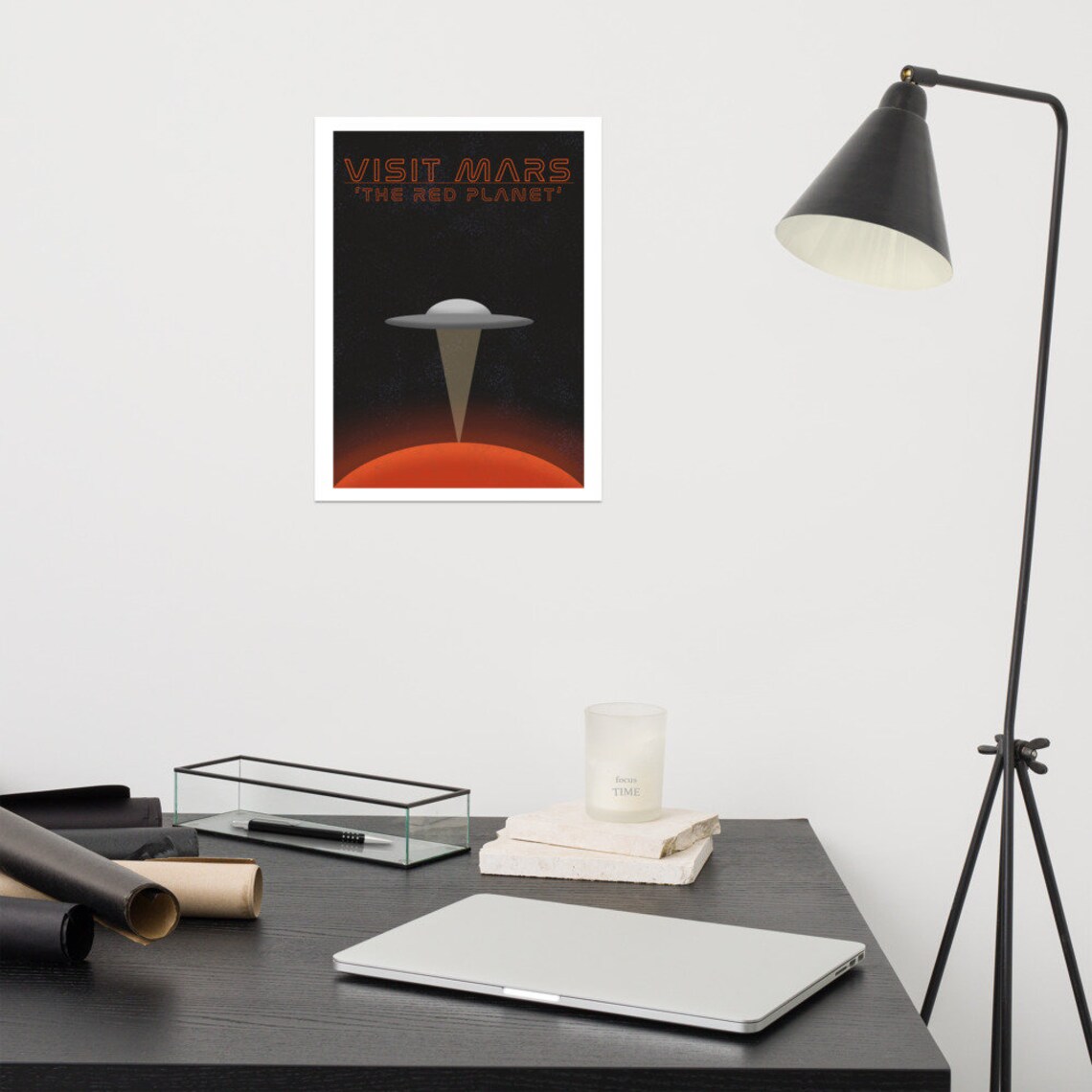 Mars Travel Poster - Etsy