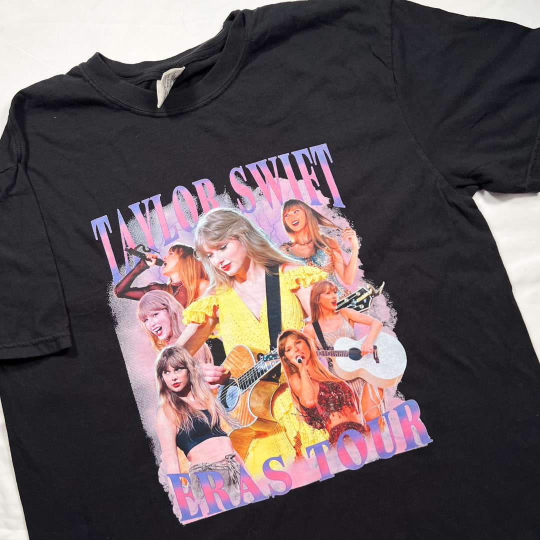 Taylor Swift Eras Tour Bootleg Printed T-shirt Taylor Swift Midnights ...