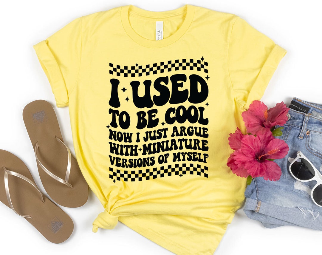 I Used to Be Cool, Now I Argue With Mini Versions of Me T-shirt ...