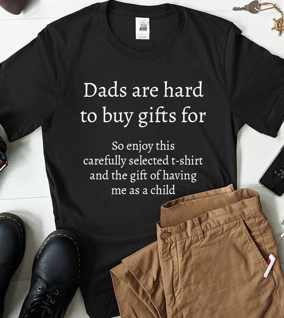 Christmas Gift for Dad T-shirt | Funny Dad Shirt | Dads Are Hard to Buy ...