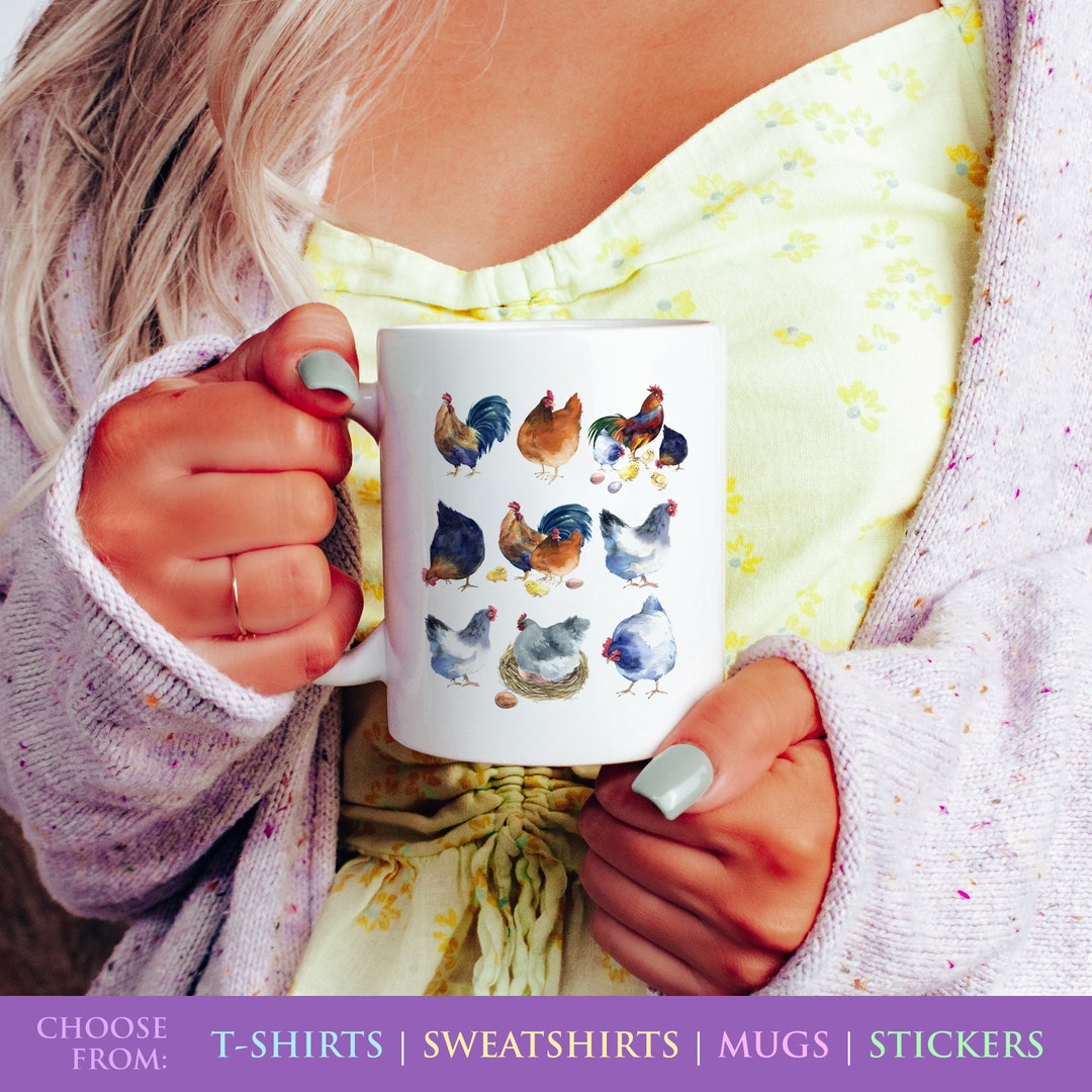 Chicken Coop, Chicken Mug, Thanksgiving Mug, Chicken T-shirt, Gift for ...
