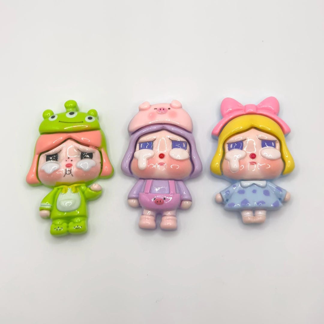 Cry Baby Large Charm/cabochons/decoden DIY Kawaii Charms, Pop Mart ...