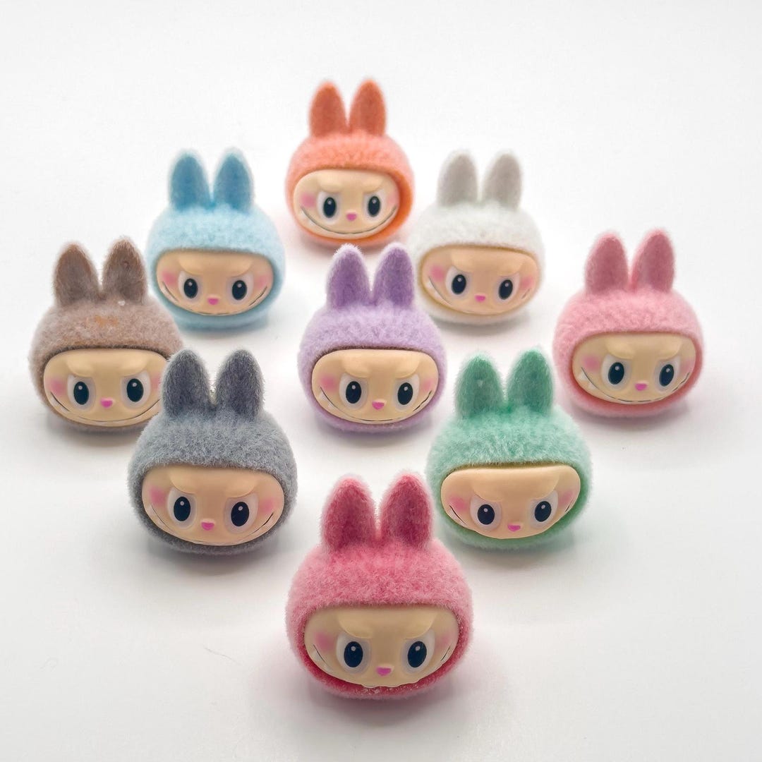 Labubu Head Figure Labubu Key Chain - Etsy Canada