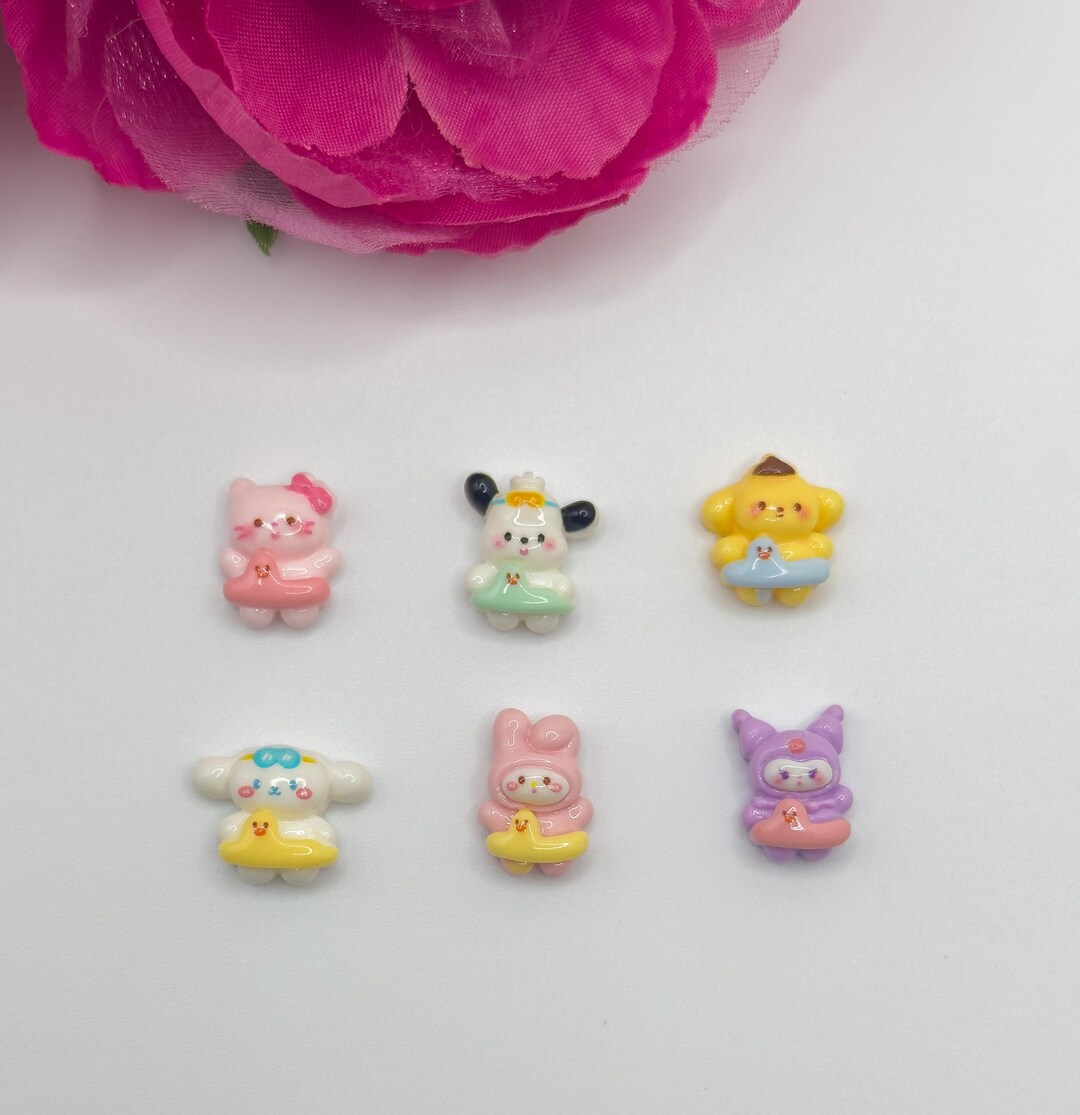 Sanrio With Float Mini Charms/cabochons/nail Decorations/decoden DIY ...