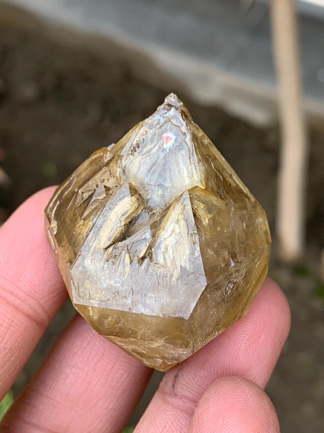 50.2 Gram Window Skeletal Quartz, Natural Damage Free Window Quartz ...