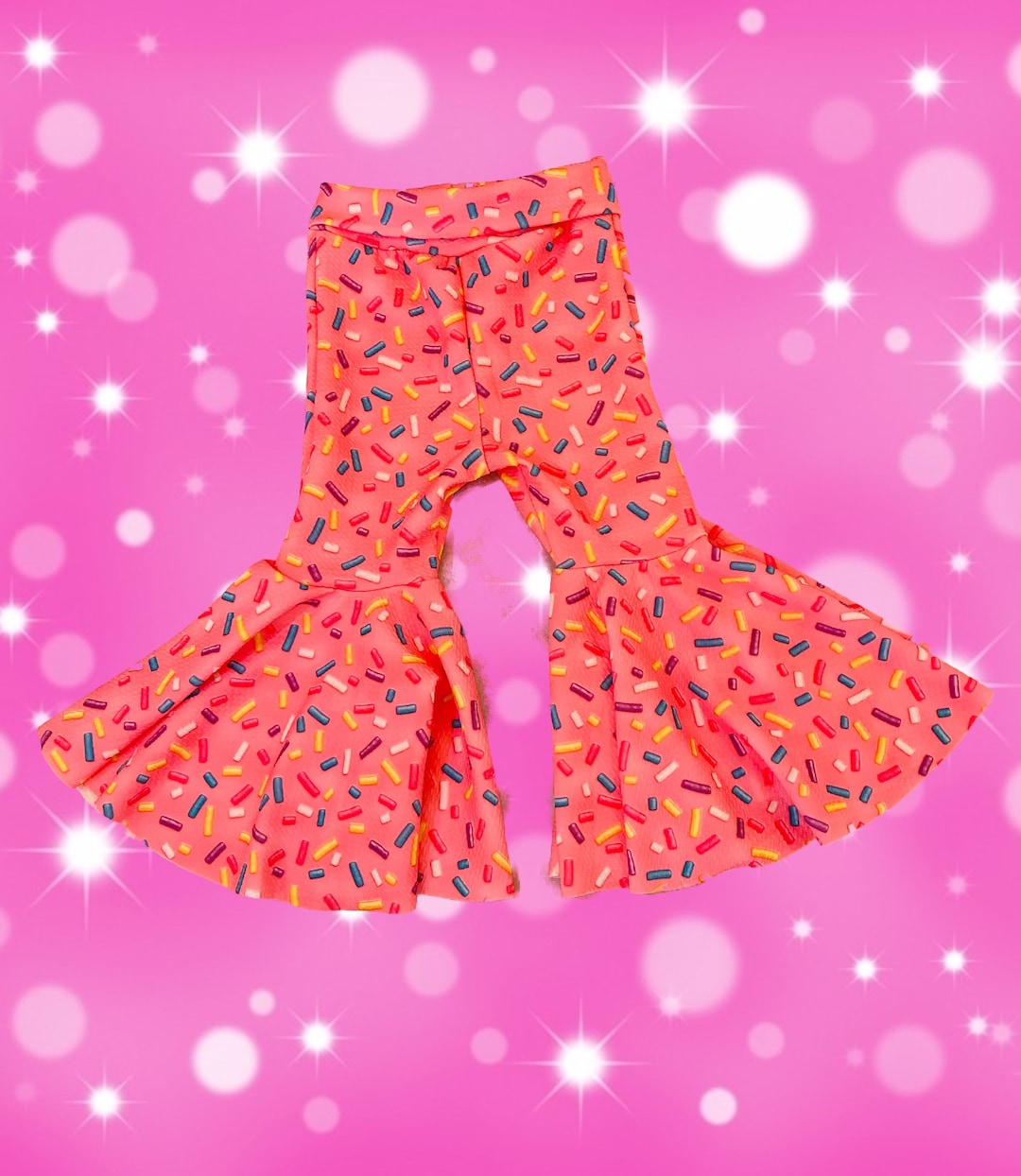 Sprinkle Bell Bottoms, Kids Bell Bottoms, Birthday Girl, Toddler Bell ...