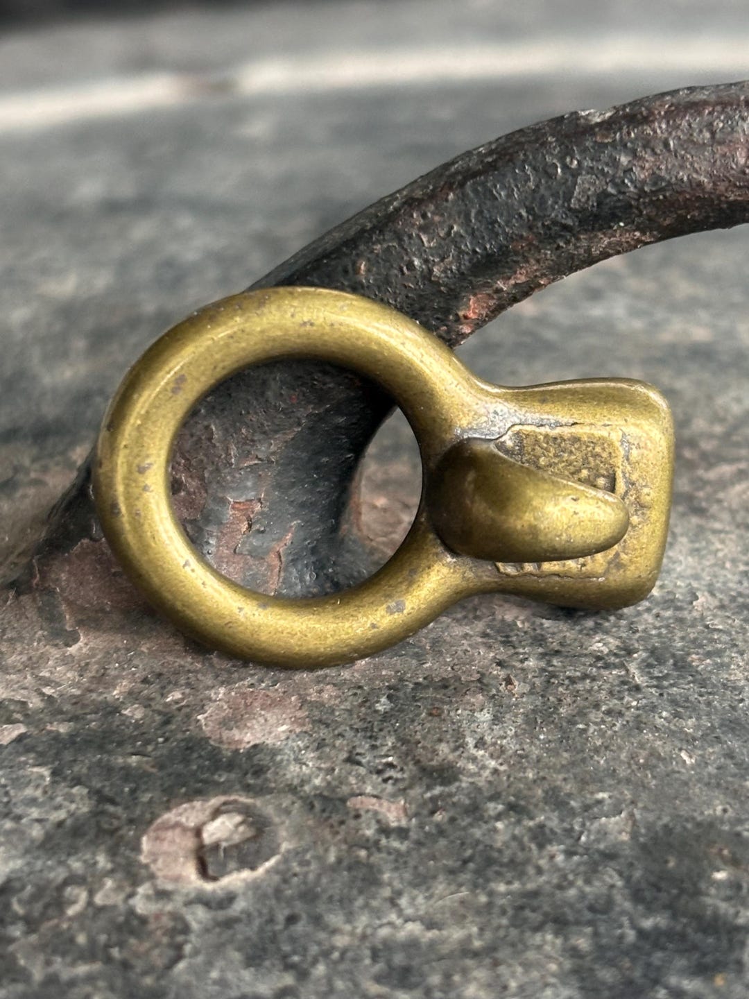 All in One Hook Clasp, Open Hook Clasp for 5mm Round Leather, Antique ...